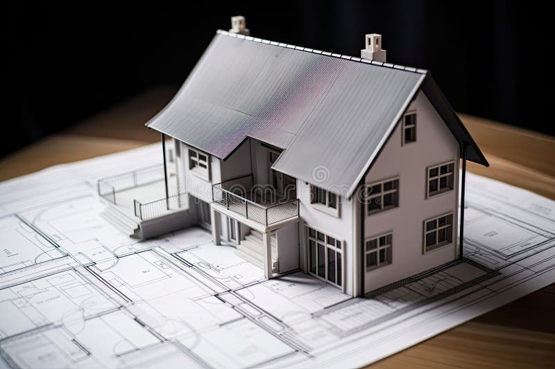 Miniature Visualization of Real Estate Project, Construction Planning ...