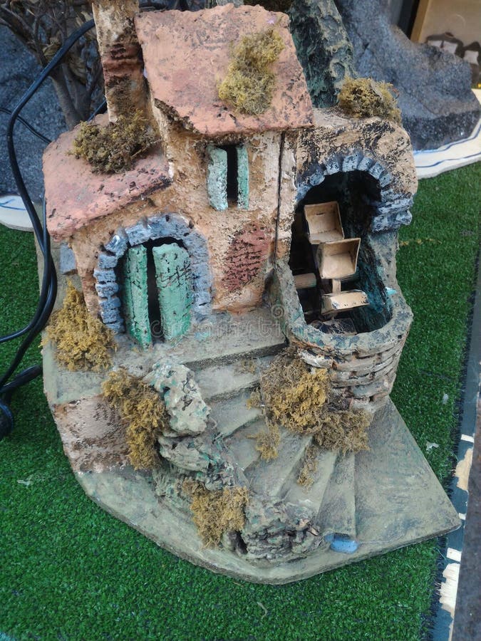 Miniature of a water mill stock image. Image of mill - 81684071