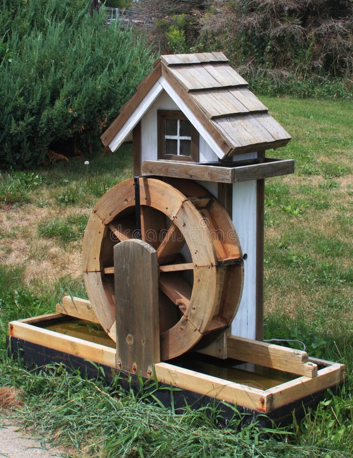 Miniature water wheel stock image. Image of wooden, energy - 38798413