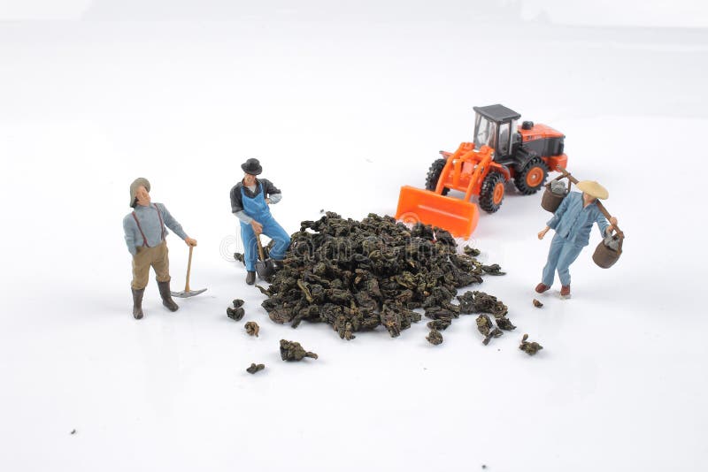 Miniature Worker, Work with Machine Stock Photo - Image of tiny ...