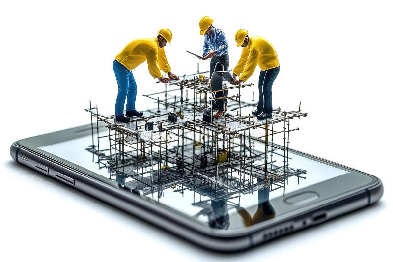 Miniature Scaffolding Structure Stock Illustrations – 116 Miniature ...