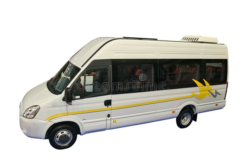 Minibus isolated stock photo. Image of empty, mini, family - 34939922