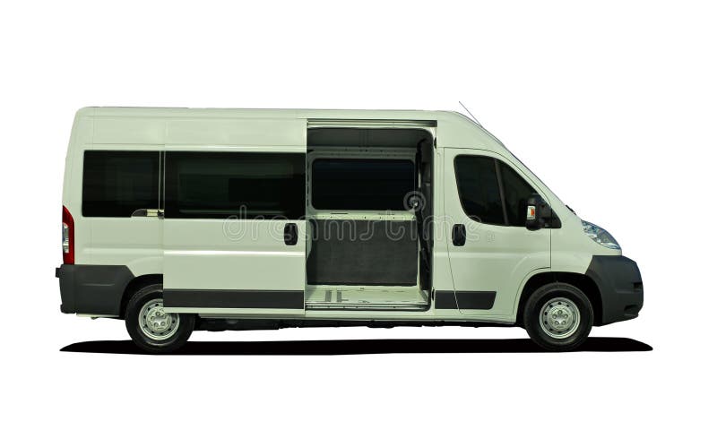 Minibus jaune image stock. Image du neuf, contrat, transport - 80815615