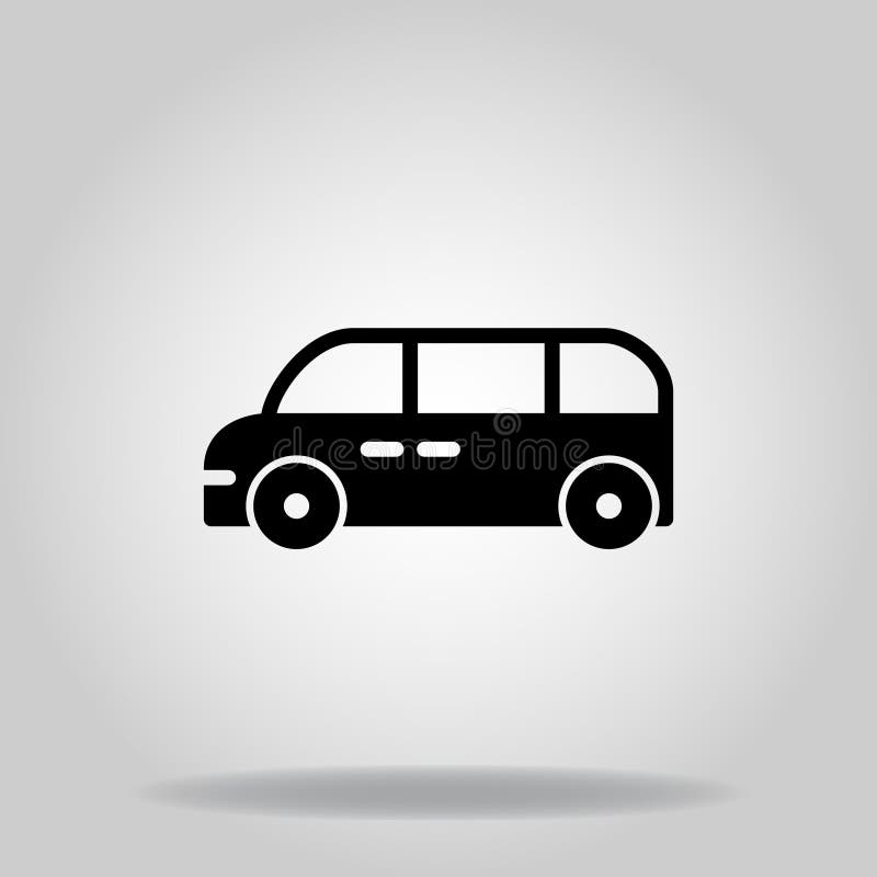 Minibus Icon. Elements of Cars in Multi Colored Icons. Premium Quality ...