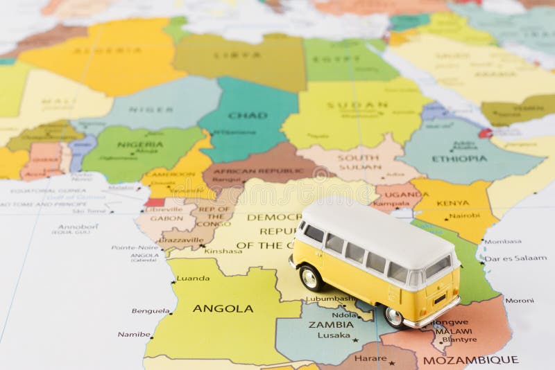 Minibus on map stock photo. Image of business, cartography - 83144352
