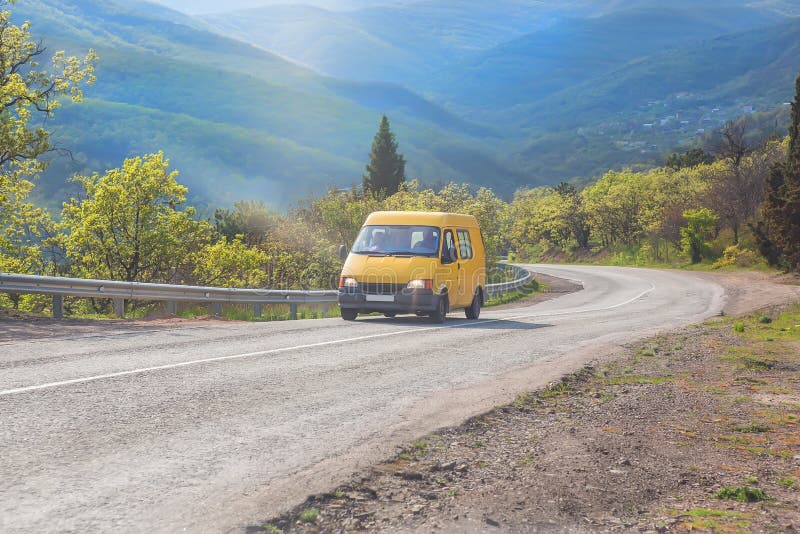 Yellow minibus. stock image. Image of vehicle, school - 80815615
