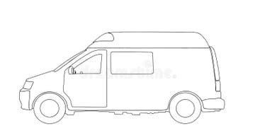 Outline Drawing Minibus Stock Illustrations – 182 Outline Drawing ...