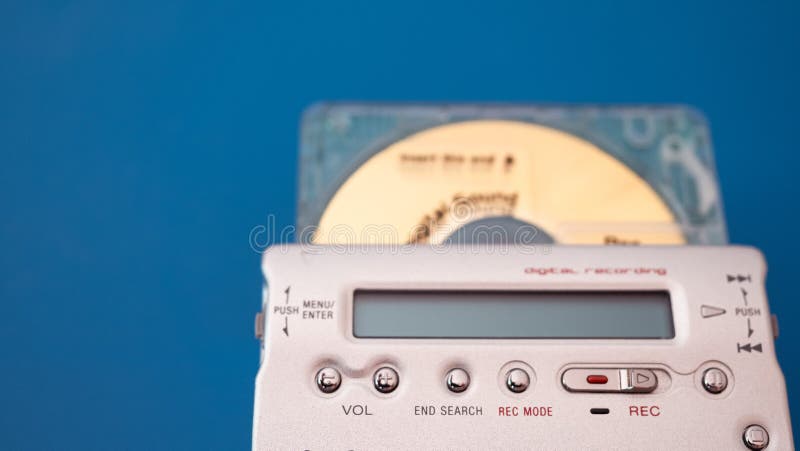 Minidisc walkman editorial photography. Image of disc - 242479442
