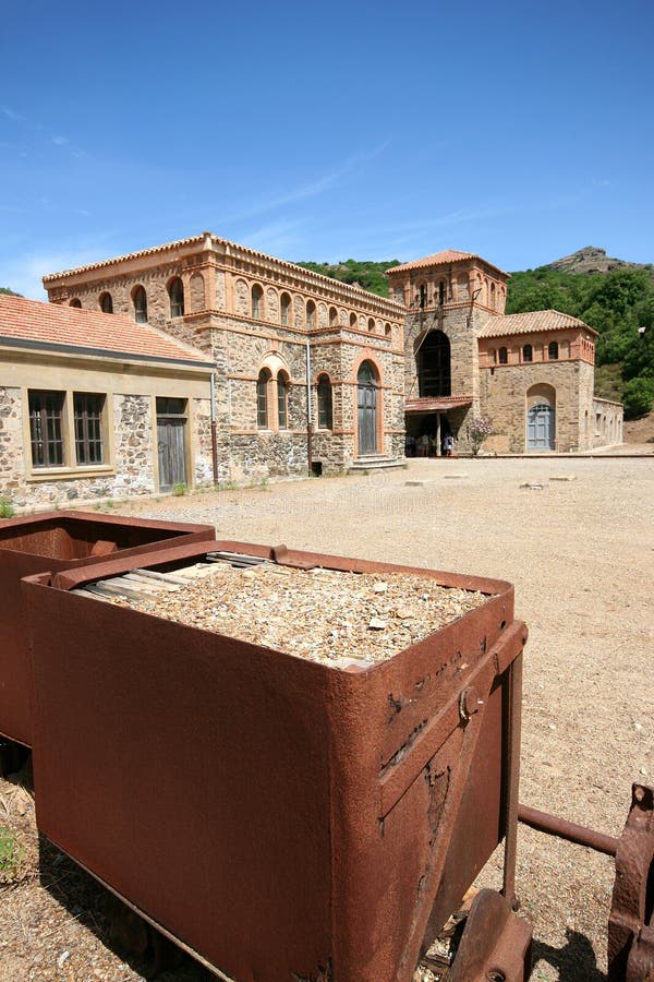 Miniera di Montevecchio immagine stock. Immagine di scavo - 59948019