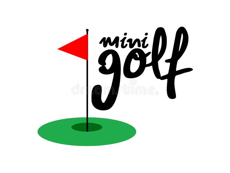 Minigolf-Ikone vektor abbildung. Illustration von ikone - 117534710