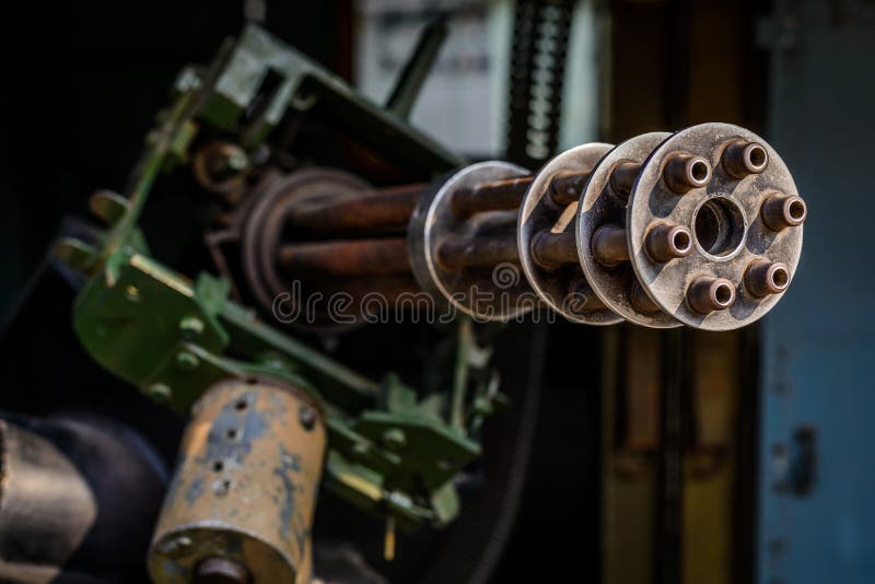 Minigun on a Helicopter in Vietnam Stock Photo - Image of fighting ...