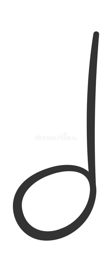 Minim Music Note stock vector. Illustration of sheet - 275425870