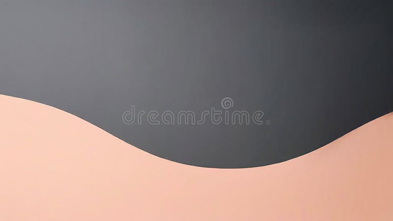 Minimal Abstract Background Soft Gradient Peach Gray Curved Line ...
