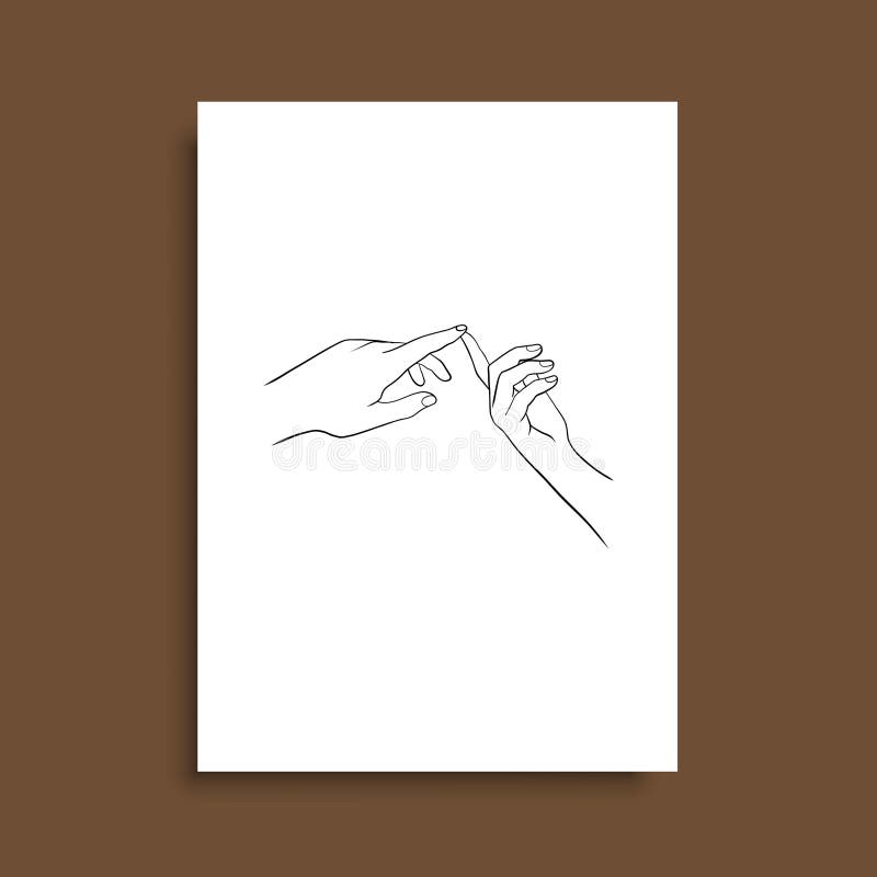 Minimal and Abstract Continuous Line Drawing of Vector Image. Stock ...