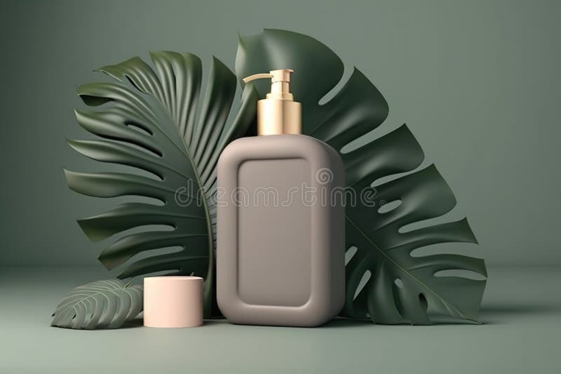 Minimal Abstract Cosmetic Background for Product Presentation Stock ...