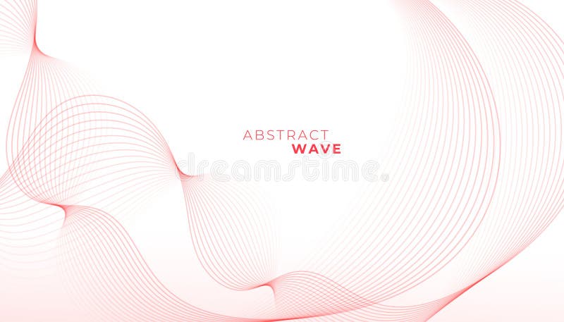 Minimal and Abstract Curvy Line Motion Backdrop Design Stock Vector ...