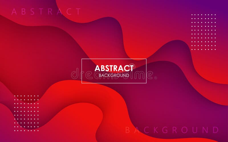 Minimal Abstract Dynamic Dark Red Gradient Color Fluid, Liquid Wavy ...