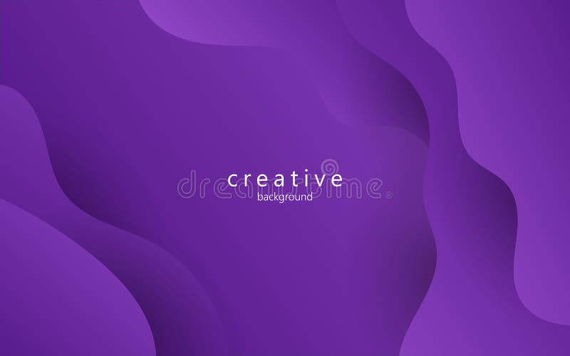 Minimal Abstract Dynamic Purple Gradient Color Fluid, Liquid Wavy Shape ...