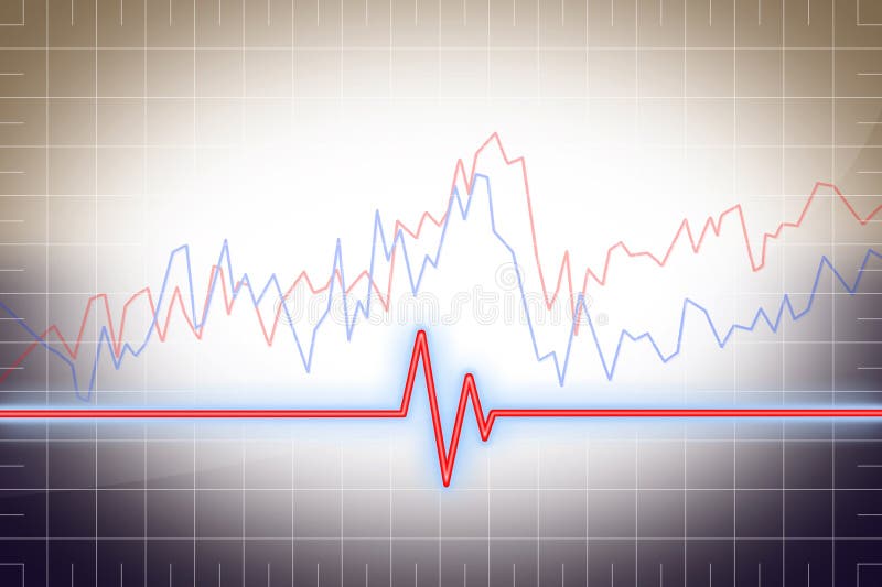 Minimal Abstract Financial or Business Chart - Concept Graph with Copy ...