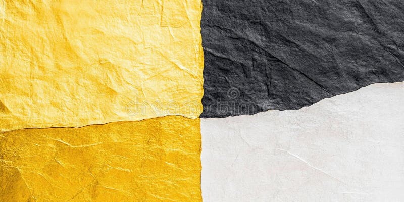 Minimal Abstract Geometric Background Yellow Gray White Textured Blocks ...