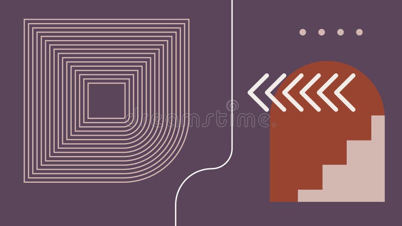 Minimal Abstract Geometry Arrows Background Stock Image - Image of ...