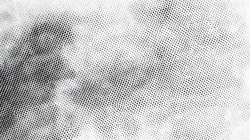 Abstract Halftone Cloud Texture with Black and White Gradient Stock ...