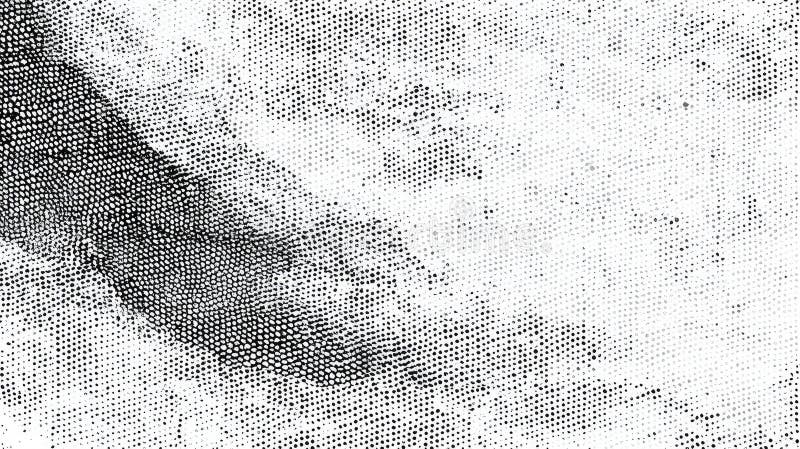 Abstract Halftone Cloud Texture with Black and White Gradient Stock ...