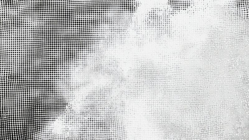 Abstract Halftone Cloud Texture with Black and White Gradient Stock ...
