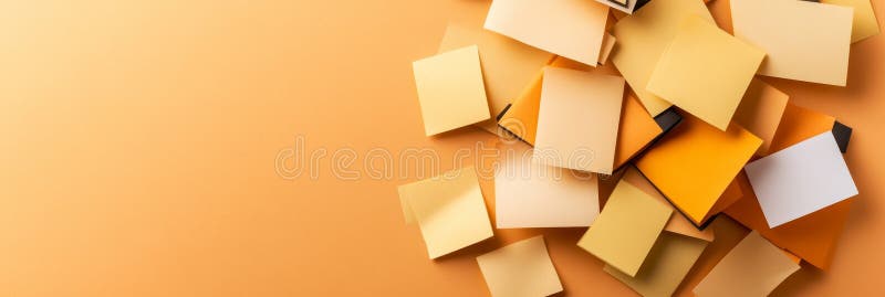 Minimal Abstract Orange Paper Texture Abstract Image of Orange Sticky ...