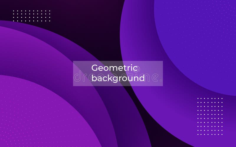 Minimal Abstract Purple Circle Color Shape Overlap Layers Geometric ...