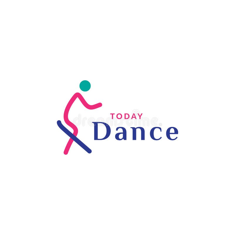 Minimal Abstract Shape People Dance Logo Design Vector Graphic Symbol ...