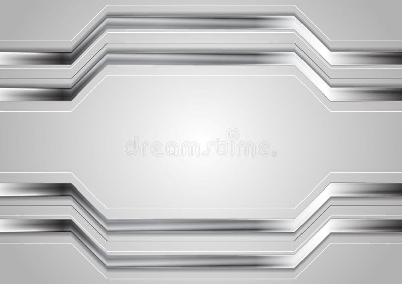 Minimal Abstract Technology Metallic Vector Background Stock Vector ...