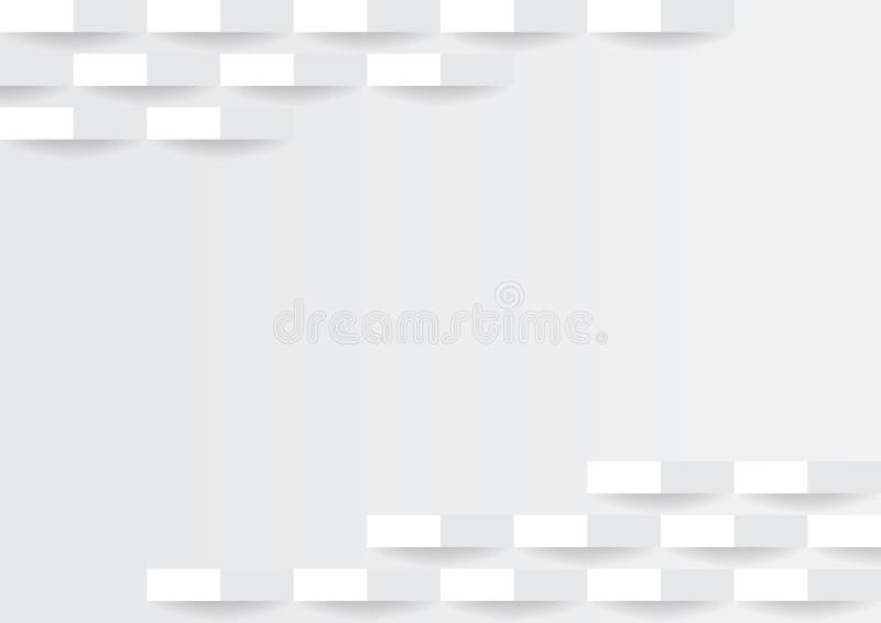 Minimal Abstract White Rectangular Geometry Monochrome Concept Style ...