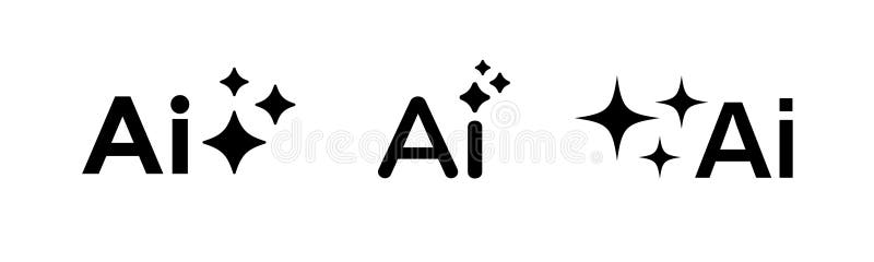 Minimal AI Logo with Black Gradient, Abstract Design, and Virtual Bot ...