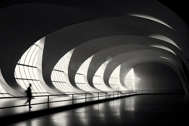 Minimal Architecture 3d Background, Surreal Modern Buildings, Minimal ...