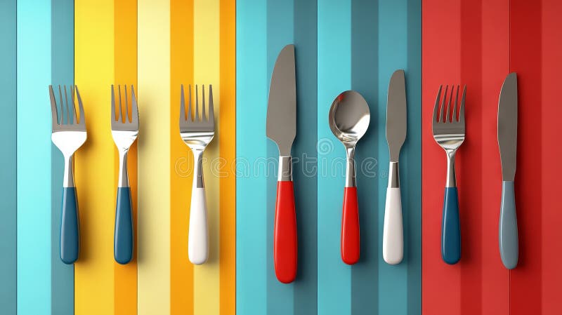 A Minimal Assortment of Essential Dining Tools and Chef Hats, Styled in ...