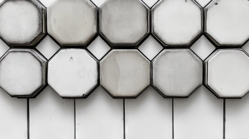 A Minimal Background Design Featuring a Subtle White Hexagonal Pattern ...
