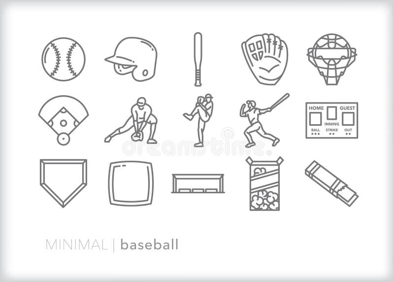 Baseball Drawing Line Stock Illustrations – 2,275 Baseball Drawing Line ...