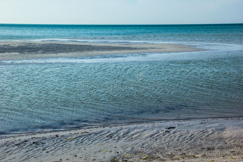 Blue Minimal Beach in Holbox Stock Photo - Image of minimalista ...