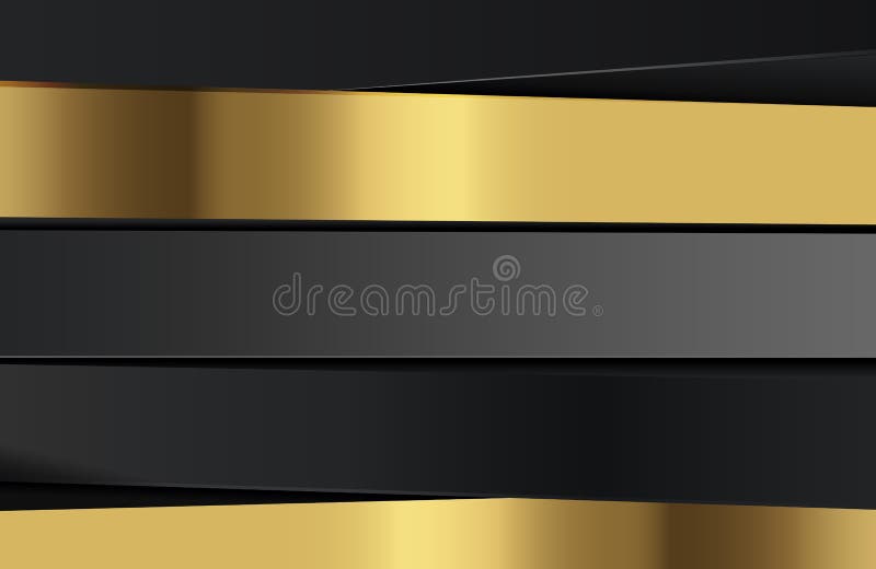 Minimal Black Gold Abstract Geometric Architecture Background Stock ...