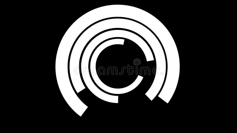 Minimal Black and White Preloader with Circle. Loading Wheel Animation ... Minimal Black and White Preloader with Circle. Loading Wheel Animation ...