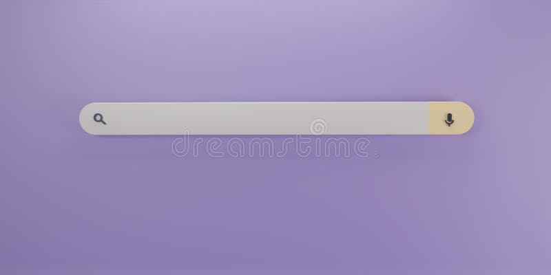 Minimal Blank Search Bar on Purple Background. Search Bar for Ui ...