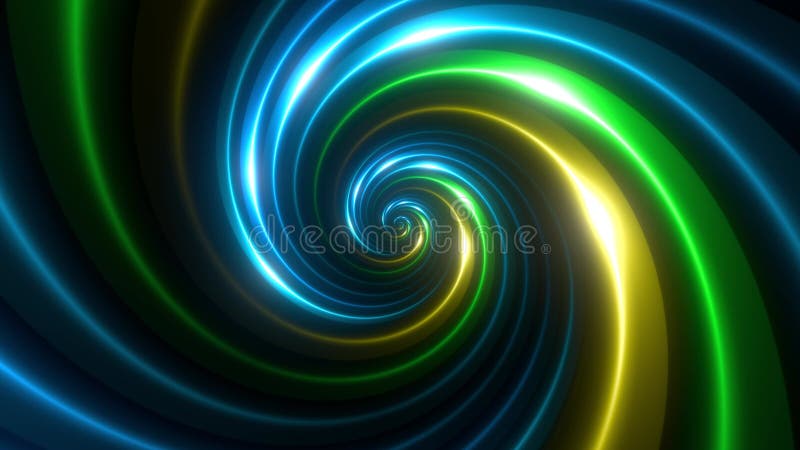 Minimal Blue and Red Spiral in Infinite Rotation. Stock Footage - Video ...
