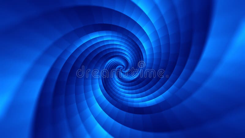 Minimal Blue Spiral in Infinite Rotation. Stock Footage - Video of neon ...