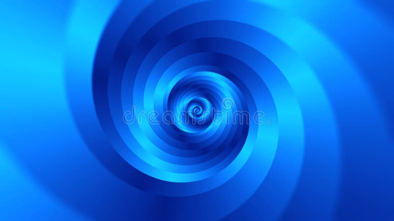 Minimal Blue Spiral in Infinite Rotation. Stock Video - Video of ...