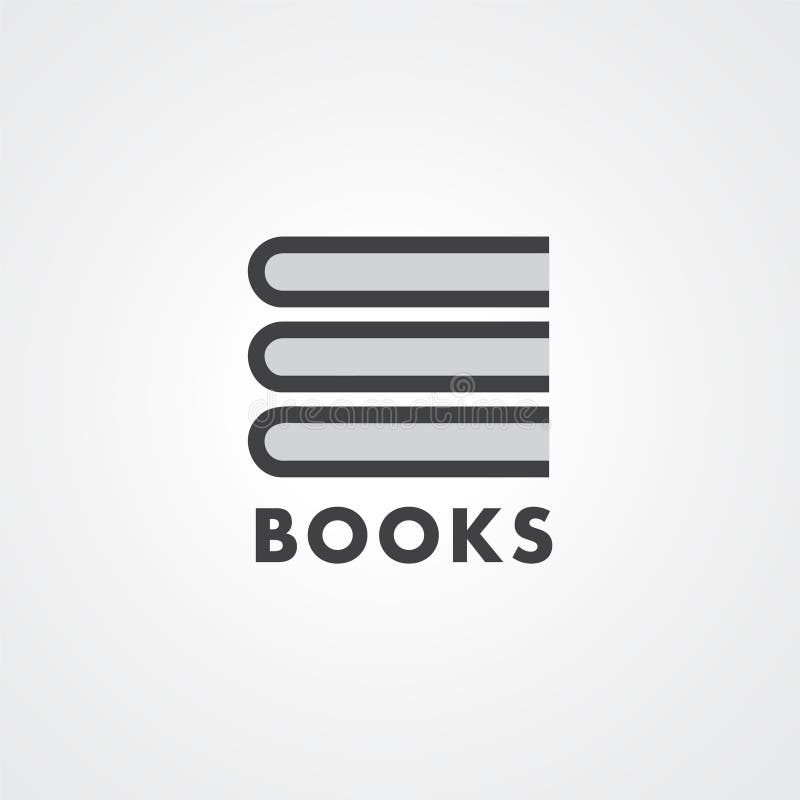 Minimal Book Stack Logo for Bookstores, Libraries, Publishers, Reader ...