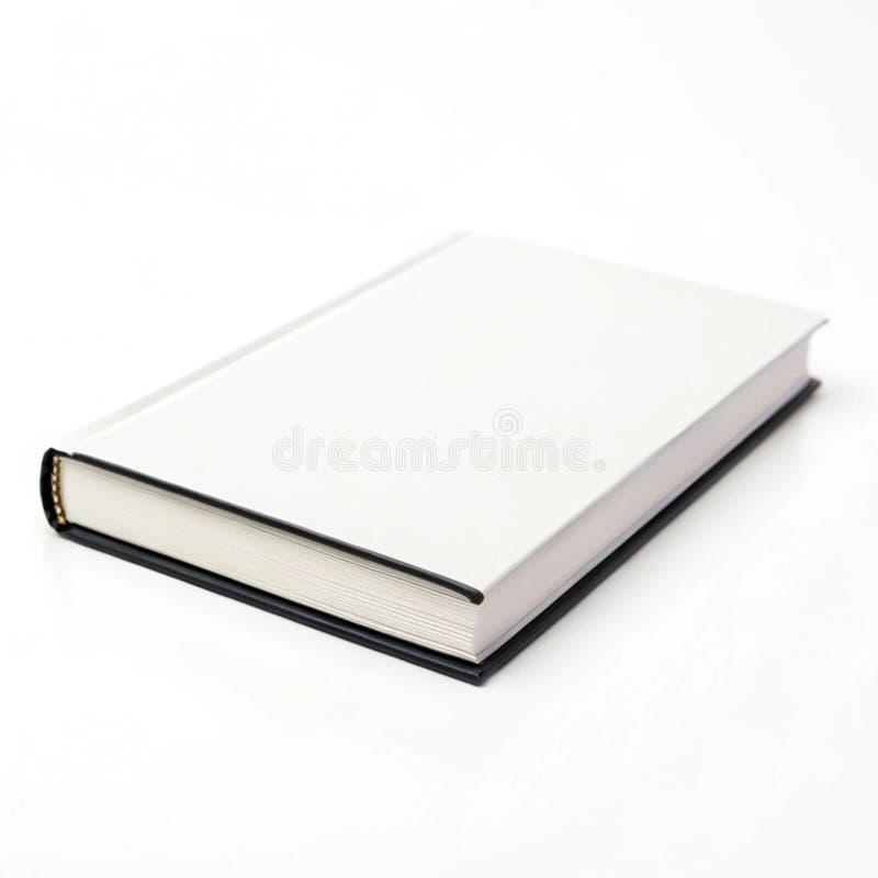 Minimal Book on White Background Stock Illustration - Illustration of ...