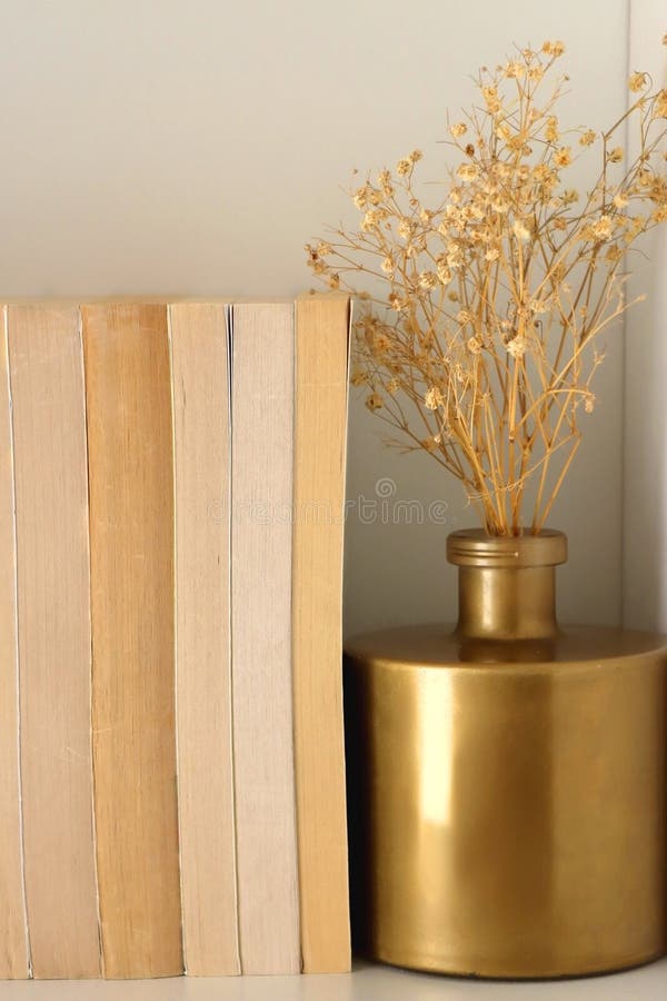 Minimal Bookshelf stock photo. Image of collection, indoor - 267522088