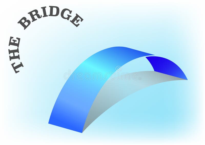 Minimal Bridge Icon, Connection Concept , Stock Vector - Illustration ...