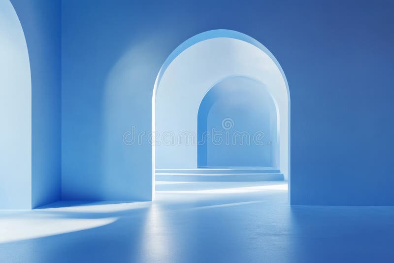 A Minimal Brutalist Structure Background with Monolithic Shapes, Cold ...